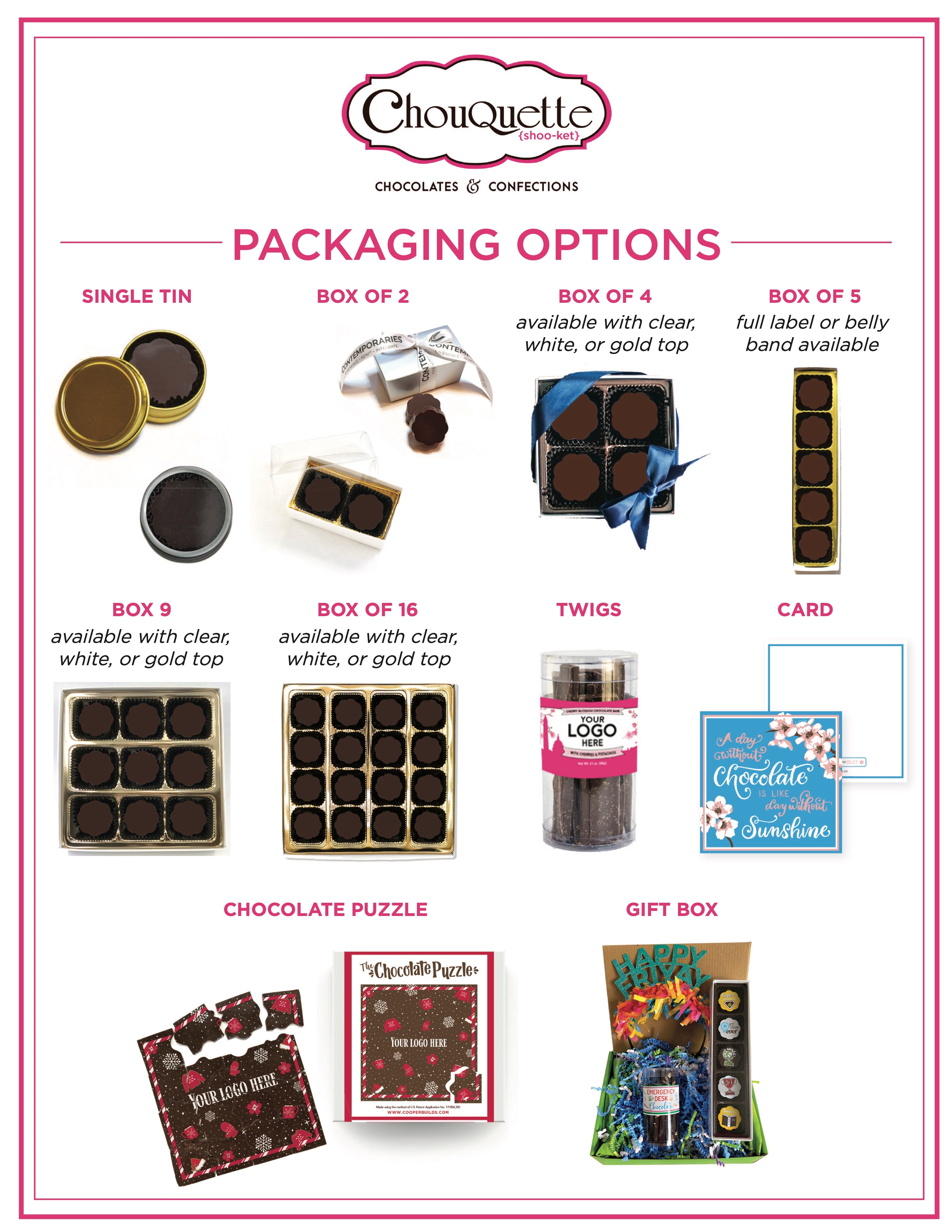 Custom Chocolates – Chouquette Chocolates