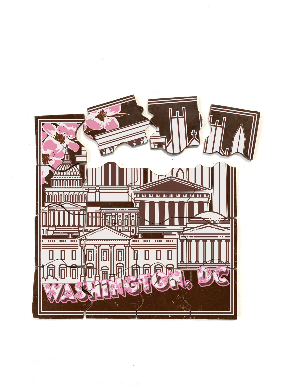 Washington DC Chocolate Puzzle - Patent Pending – Chouquette Chocolates
